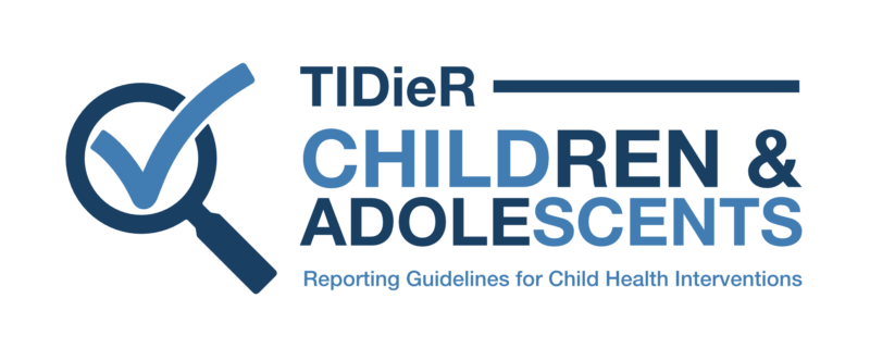 TIDieR-Children and Adolescents – EnRICH Team